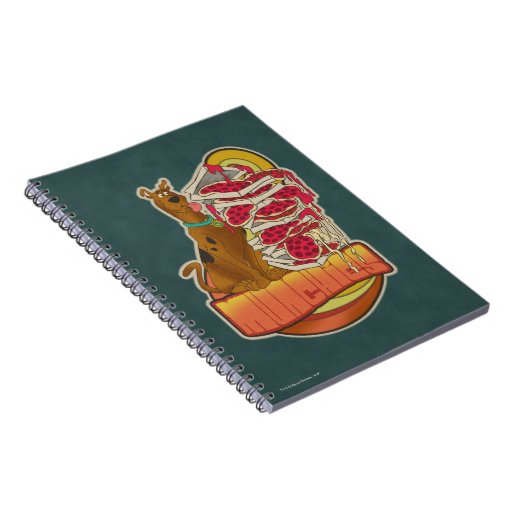 Scooby-Doo | Pile of Pizza "Munchies" Graphic Notebook | Zazzle
