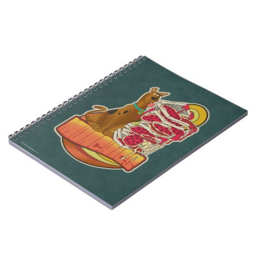Scooby-Doo | Pile of Pizza "Munchies" Graphic Notebook | Zazzle