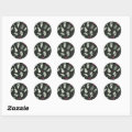 Scooby-Doo Punk Guitar and Amp Pattern Classic Round Sticker | Zazzle