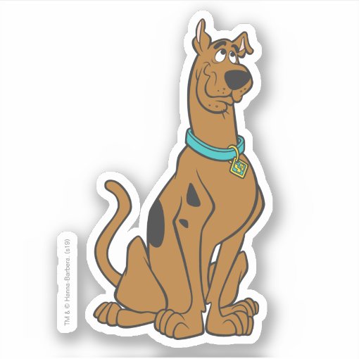 Scooby-Doo Puppy Eyes Sticker | Zazzle