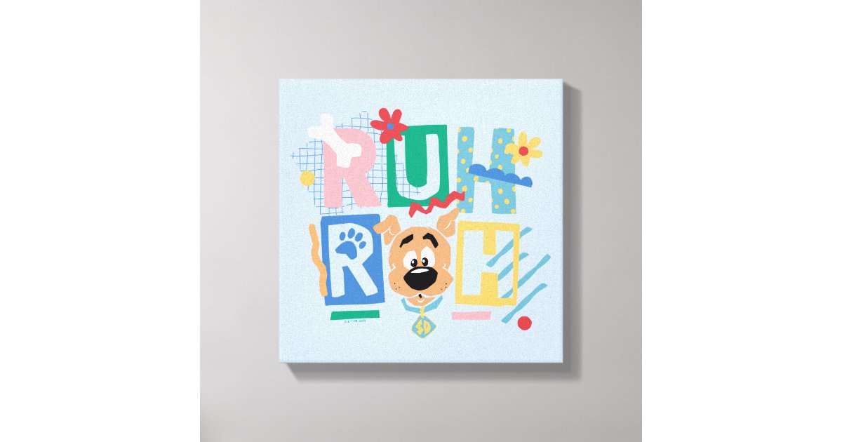 Scooby-Doo | Ruh Roh Baby Scooby-Doo Canvas Print | Zazzle