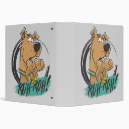 Scooby-Doo "Ruh Roh!" Marker Sketch 3 Ring Binder | Zazzle