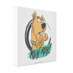 Scooby-Doo "Ruh Roh!" Marker Sketch Canvas Print | Zazzle