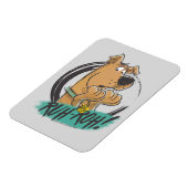 Scooby-Doo "Ruh Roh!" Marker Sketch Magnet | Zazzle