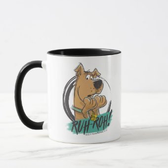 Scooby-Doo "Ruh Roh!" Marker Sketch Mug | Zazzle