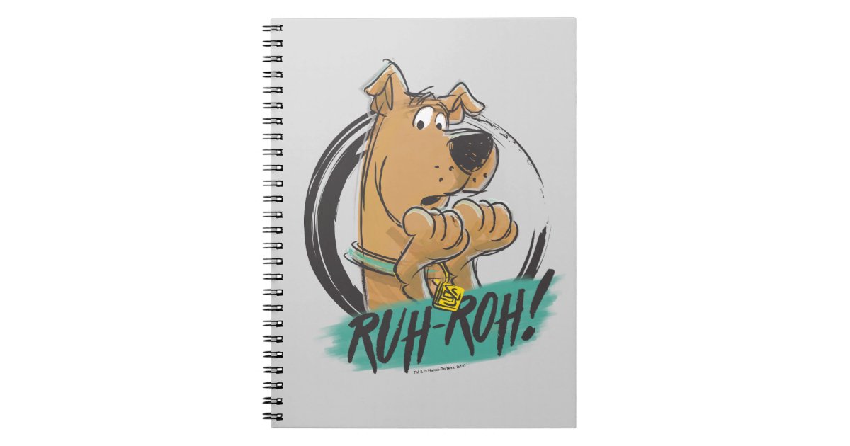 Scooby-Doo "Ruh Roh!" Marker Sketch Notebook | Zazzle