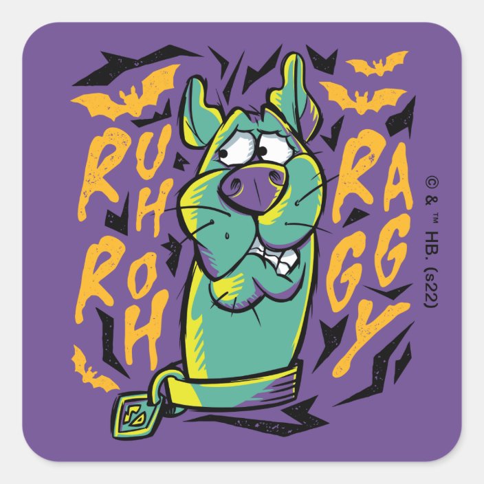 Scooby-Doo | Ruh Roh Raggy Square Sticker | Zazzle