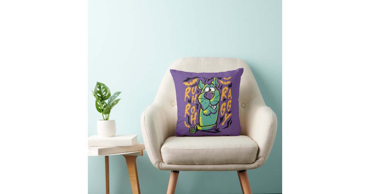 Scooby-Doo | Ruh Roh Raggy Throw Pillow | Zazzle