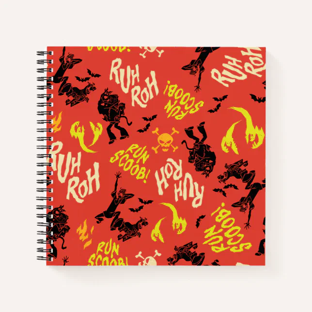 Scooby-Doo | Ruh Roh Run Scoob! Pattern Notebook | Zazzle