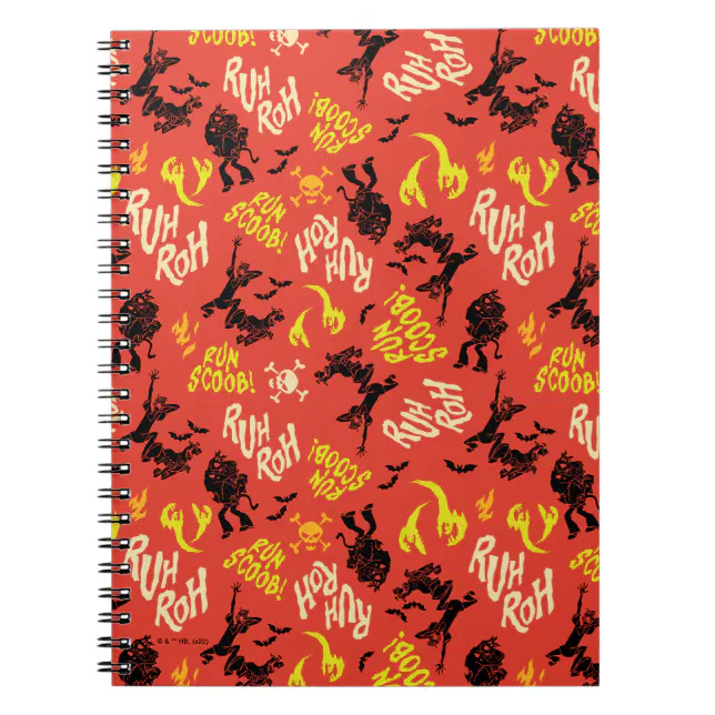 Scooby-Doo | Ruh Roh Run Scoob! Pattern Notebook | Zazzle