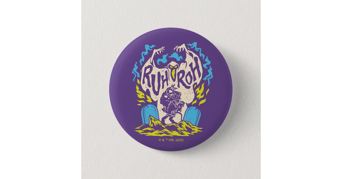 Scooby-Doo | Ruh Roh Scooby & Shaggy Button | Zazzle