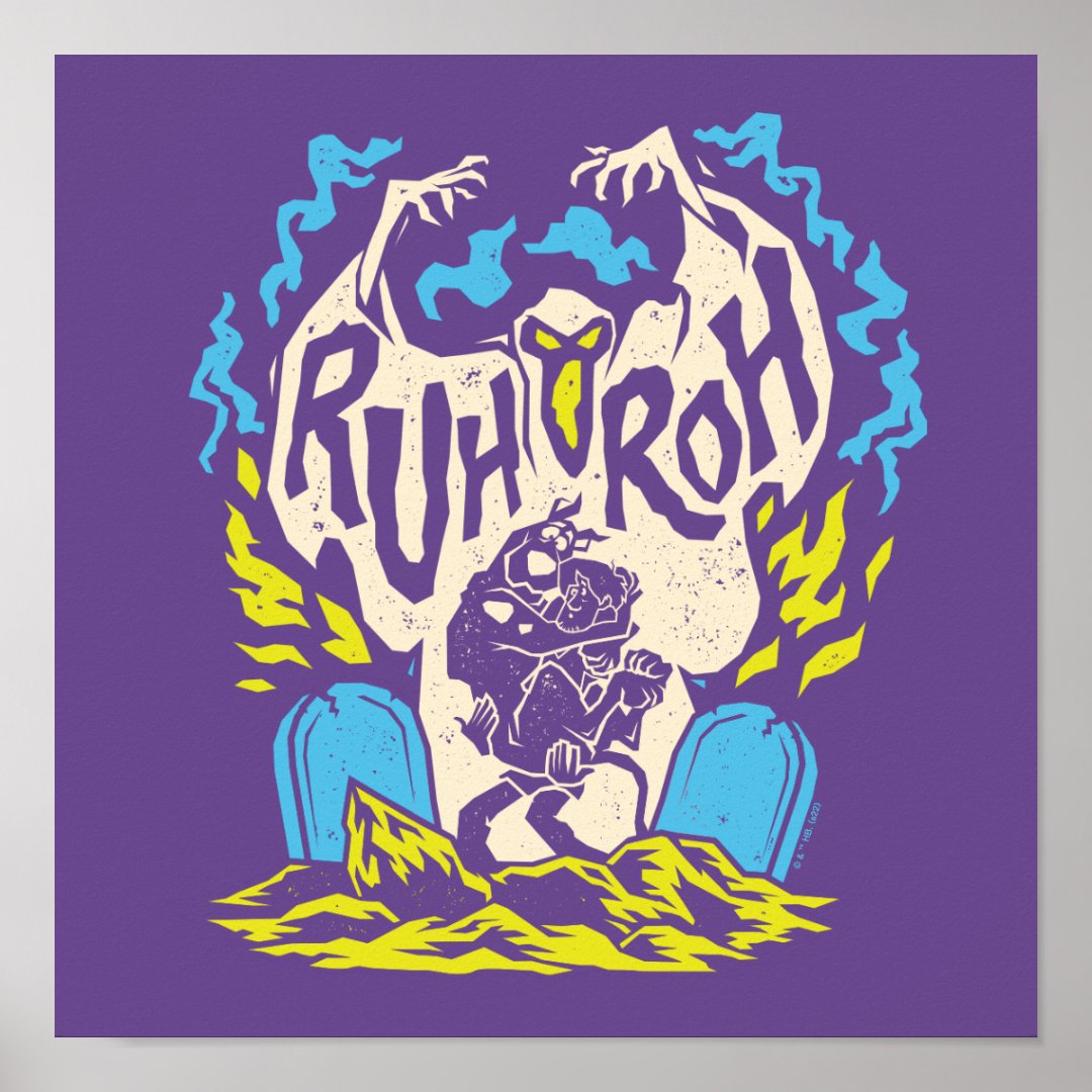 Scooby-Doo | Ruh Roh Scooby & Shaggy Poster | Zazzle