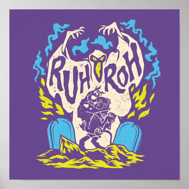 Scooby-Doo | Ruh Roh Scooby & Shaggy Poster | Zazzle