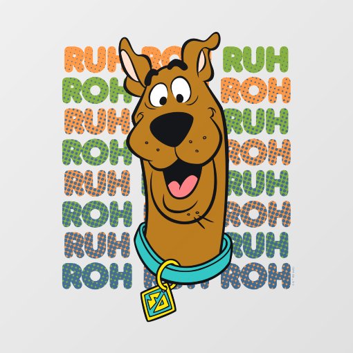 Scooby-Doo Ruh Roh Wall Decal | Zazzle