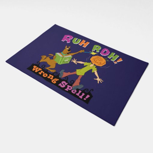 Scooby-Doo | Ruh Roh! Wrong Spell! Doormat | Zazzle