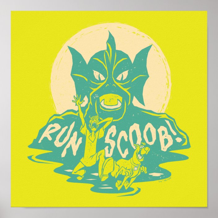 Scooby-Doo | Run Scoob! Poster | Zazzle