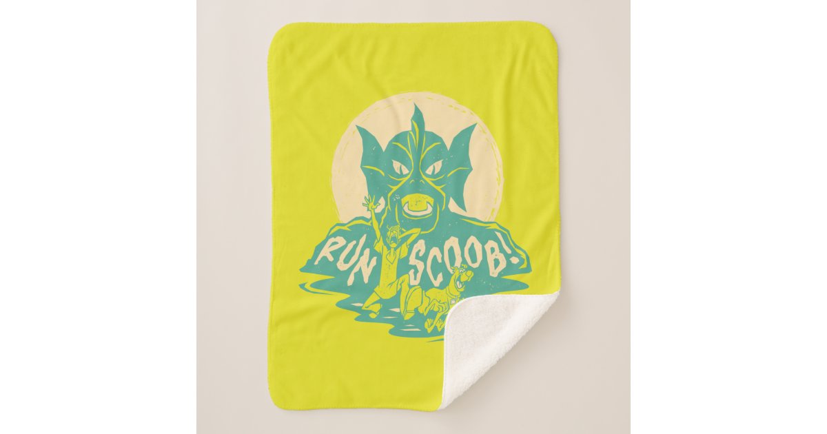 Scooby-Doo | Run Scoob! Sherpa Blanket | Zazzle