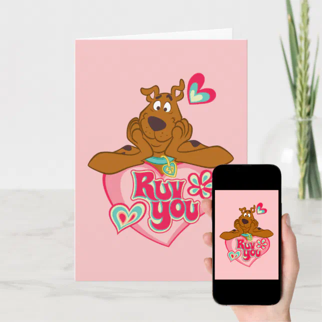 Scooby-Doo - Ruv You Holiday Card | Zazzle