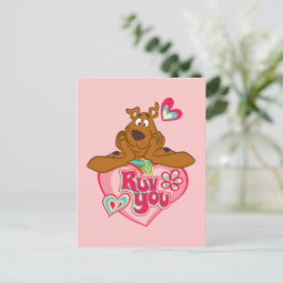 Scooby-Doo - Ruv You Holiday Postcard | Zazzle