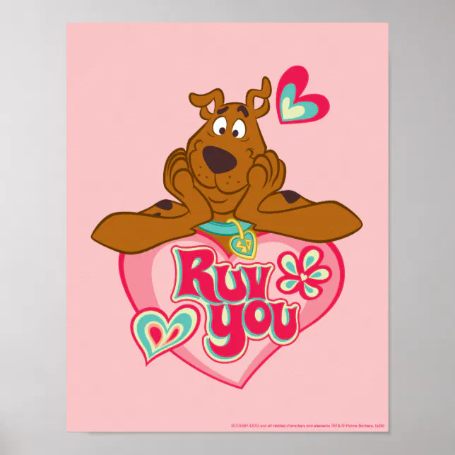 Scooby-Doo - Ruv You Poster | Zazzle
