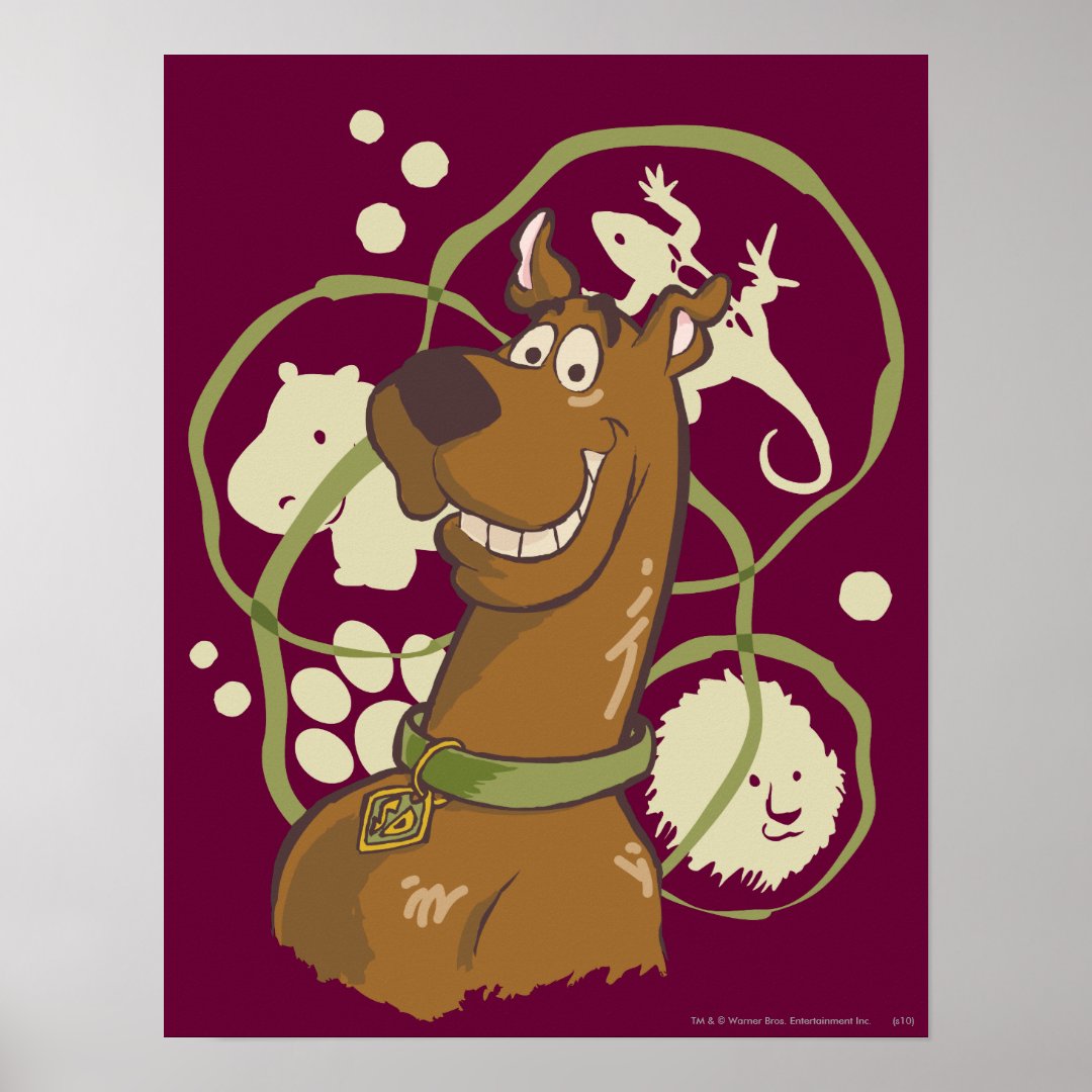 Scooby-Doo Safari Icons Poster | Zazzle