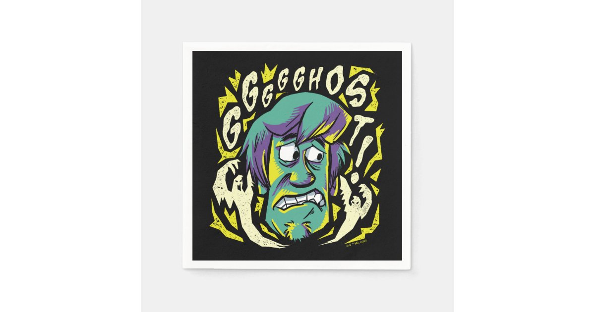 Scooby-Doo | Scared Shaggy Napkins | Zazzle