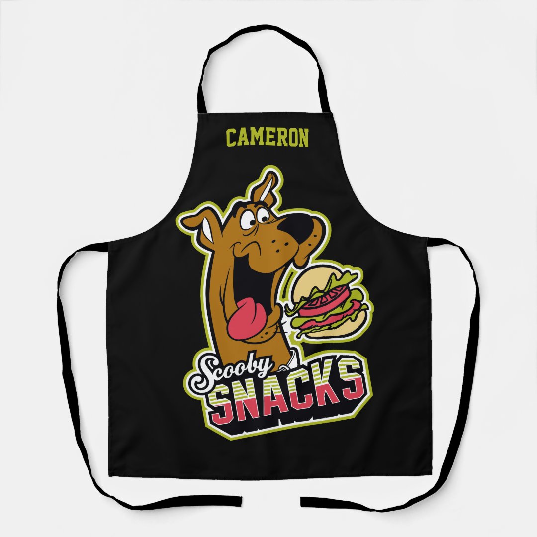 Scooby-Doo "Scooby Snacks" Logo Apron | Zazzle