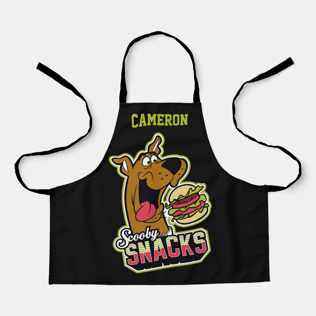 Scooby-Doo "Scooby Snacks" Logo Apron | Zazzle