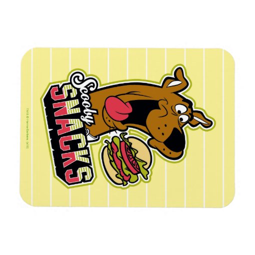 Scooby-Doo "Scooby Snacks" Logo Magnet | Zazzle