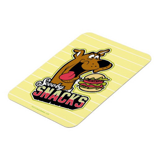 Scooby-Doo "Scooby Snacks" Logo Magnet | Zazzle