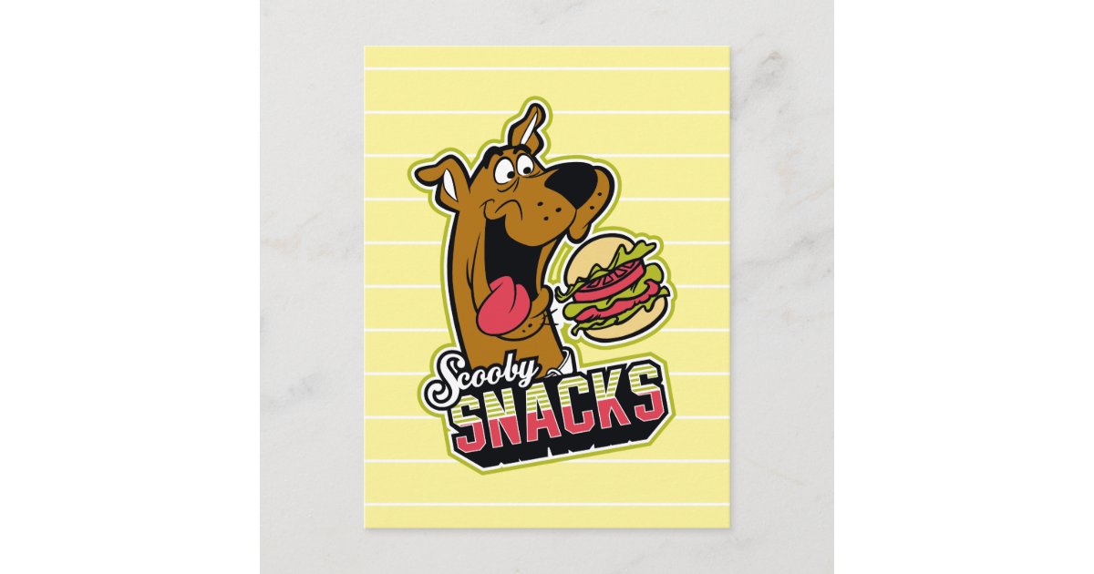 Scooby-Doo "Scooby Snacks" Logo Postcard | Zazzle
