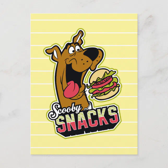 Scooby-Doo "Scooby Snacks" Logo Postcard | Zazzle