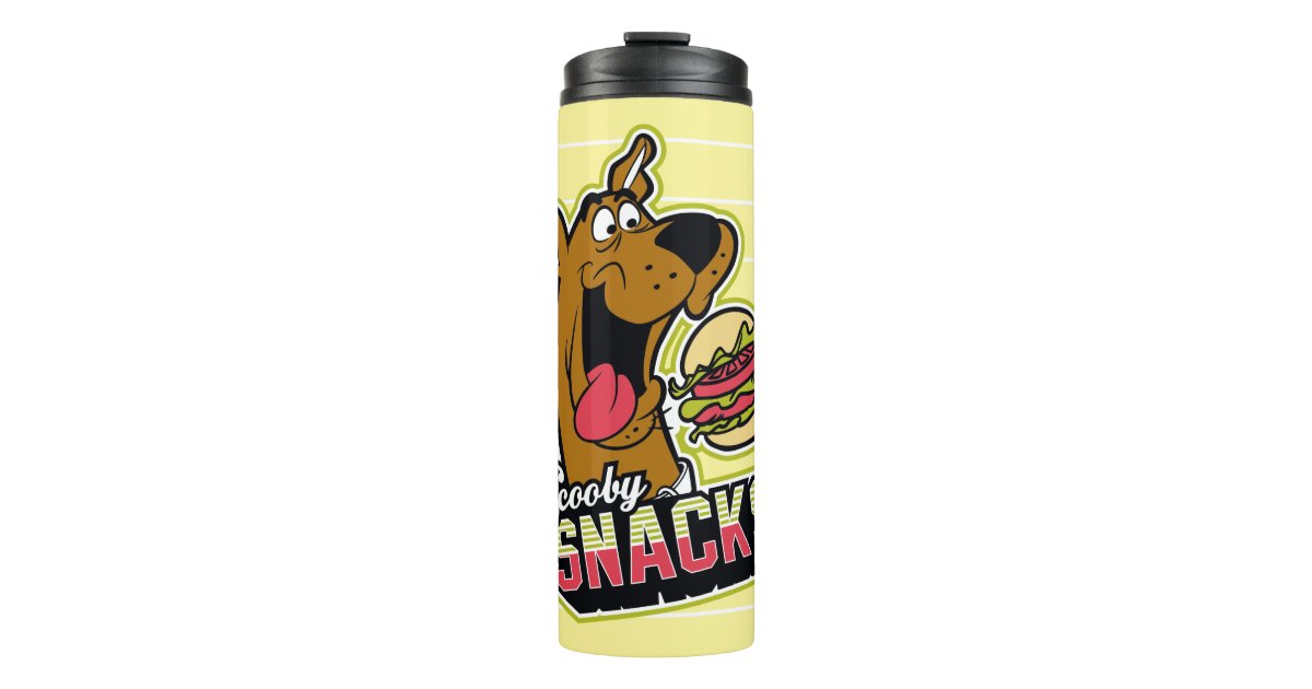 Scooby-Doo "Scooby Snacks" Logo Thermal Tumbler | Zazzle