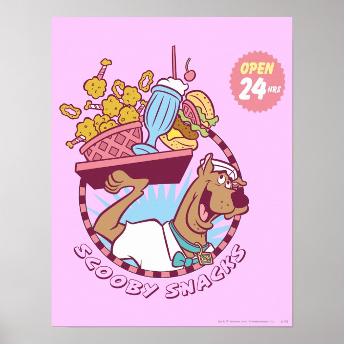 Scooby-Doo "Scooby Snacks" Poster | Zazzle.com