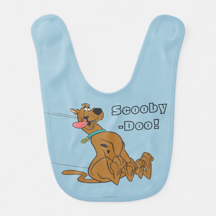 Scooby-Doo Slide With Tongue Out Baby Bib | Zazzle.com