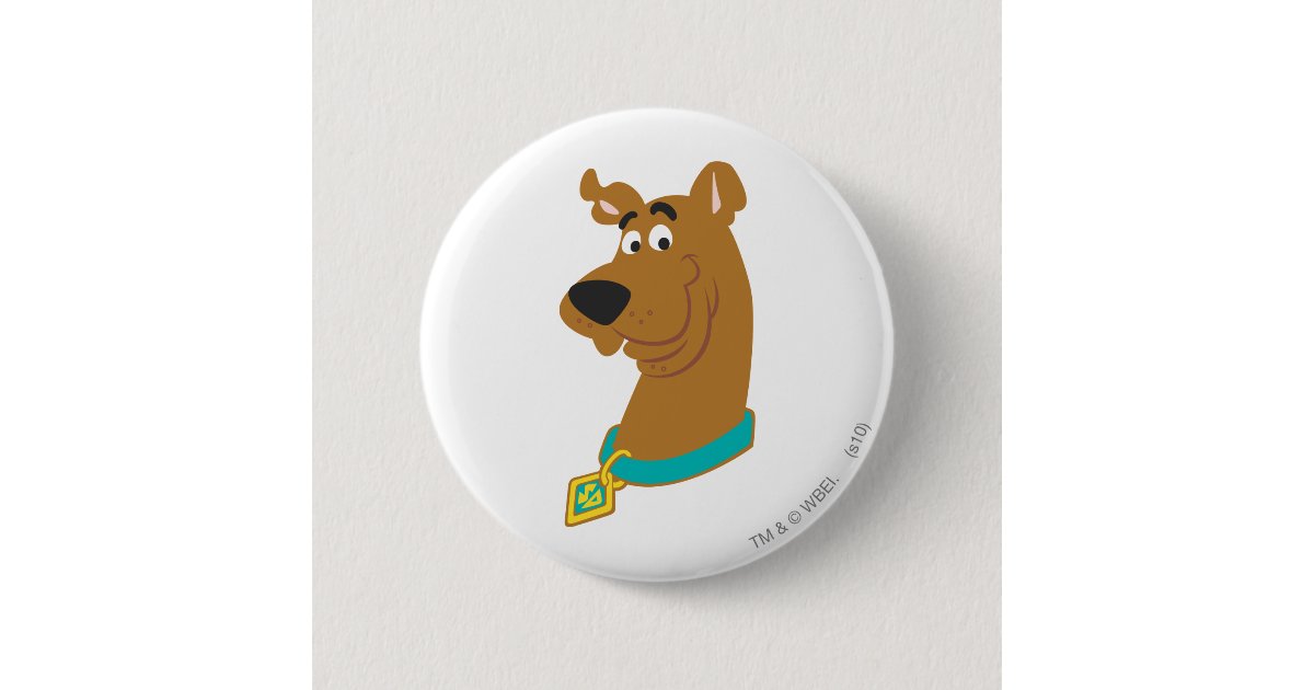 Scooby-Doo Smile Pinback Button | Zazzle