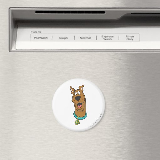Scooby-Doo Smiling Face Magnet | Zazzle