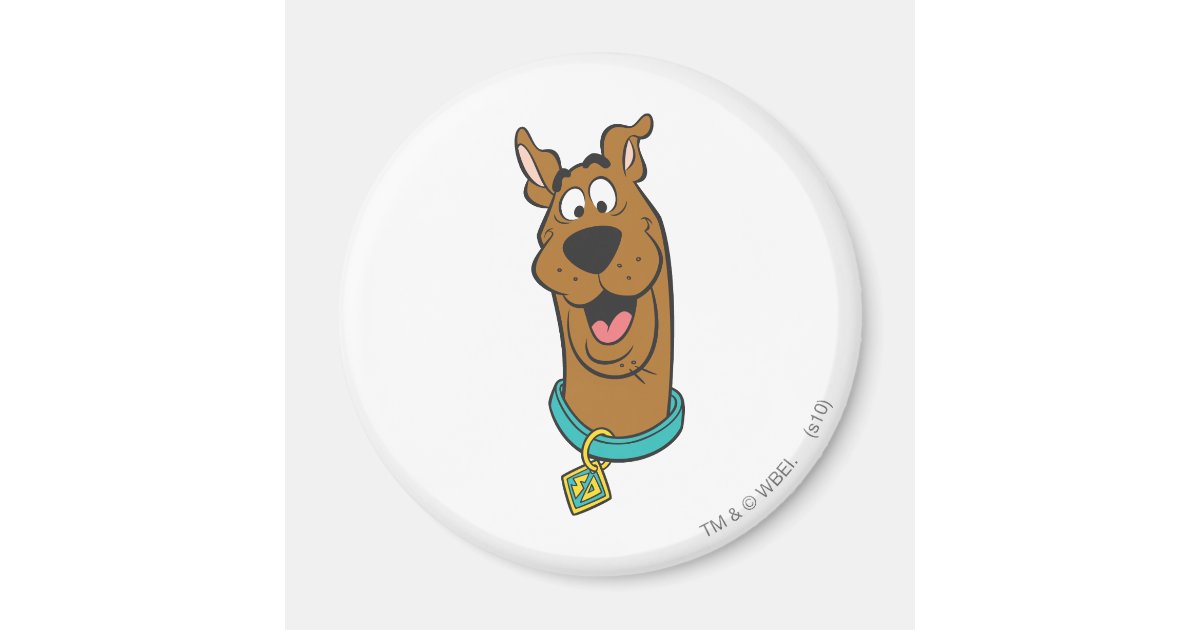Scooby-Doo Smiling Face Magnet | Zazzle