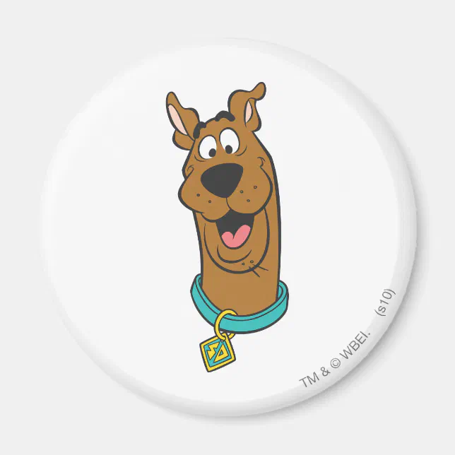 Scooby-Doo Smiling Face Magnet | Zazzle