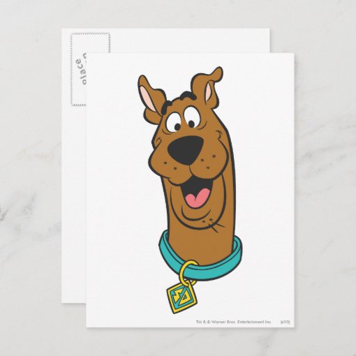 Scooby-Doo Smiling Face Postcard | Zazzle