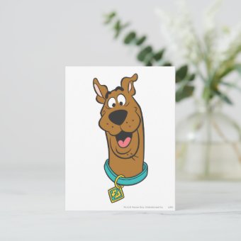 Scooby-Doo Smiling Face Postcard | Zazzle