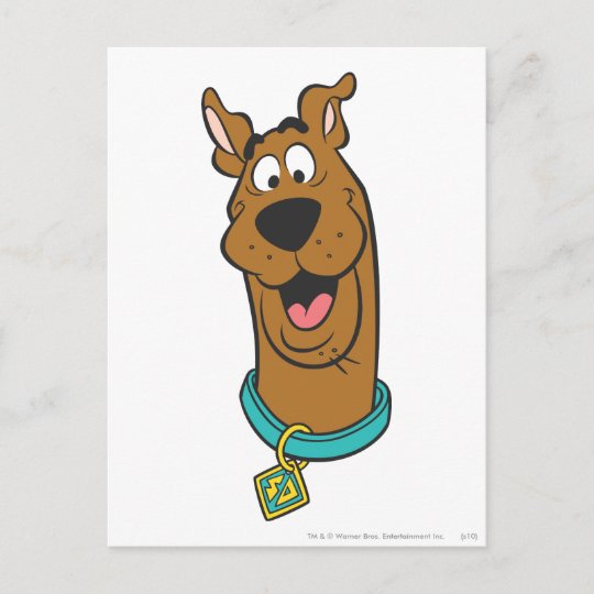 Scooby-Doo Smiling Face Postcard | Zazzle.com