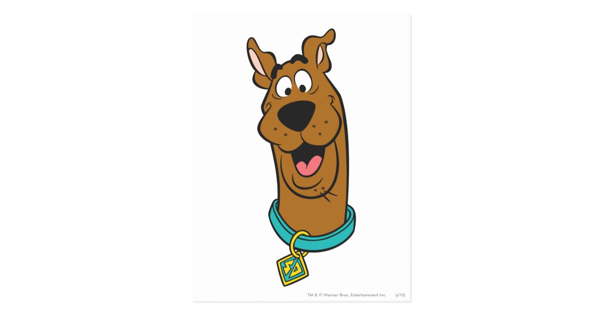 Scooby-Doo Smiling Face Postcard | Zazzle.com