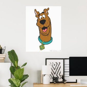 Scooby-Doo Smiling Face Poster | Zazzle