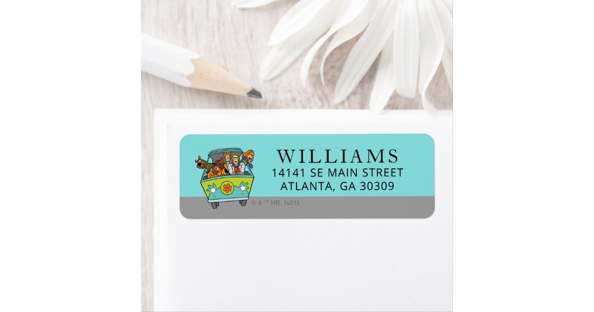 Scooby-Doo Spooktacular Baby Shower Label | Zazzle