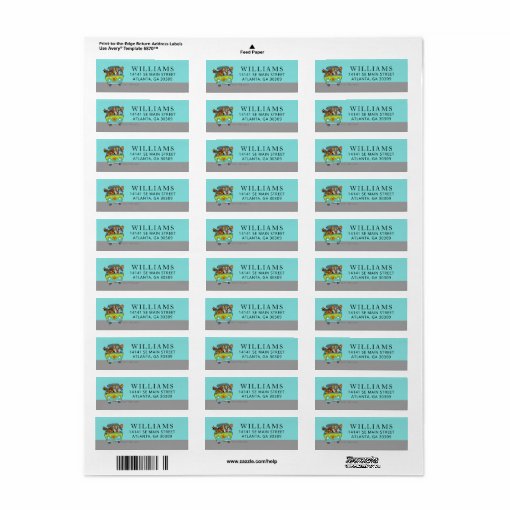 Scooby-Doo Spooktacular Baby Shower Label | Zazzle