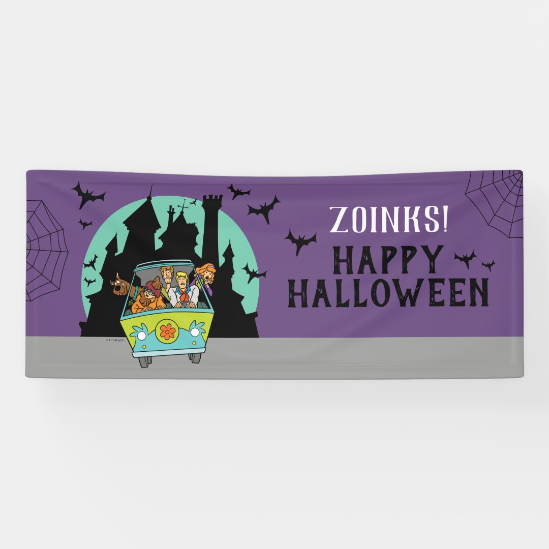 Scooby-Doo Spooktacular Halloween Party Banner | Zazzle