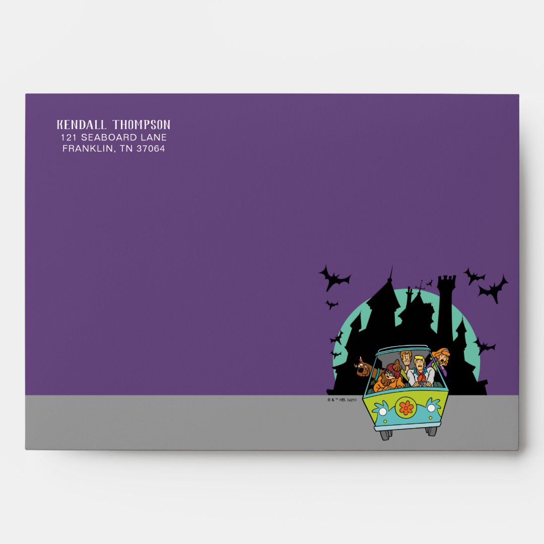 Scooby-Doo Spooktacular Halloween Party Envelope | Zazzle