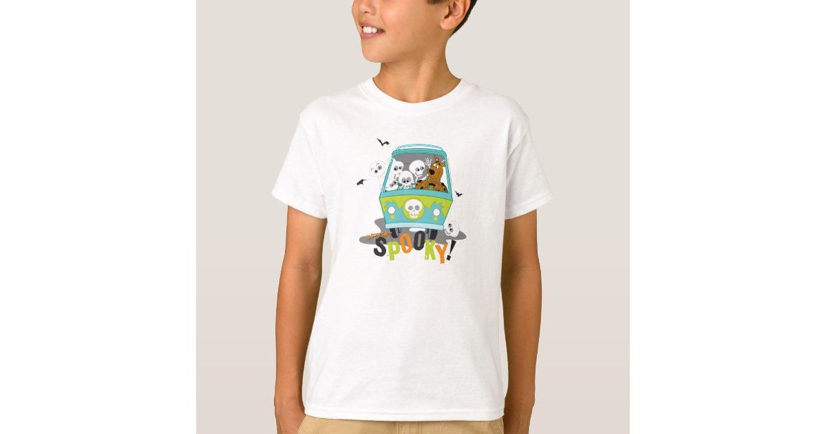 Scooby-Doo Spooky Mystery Machine T-Shirt | Zazzle