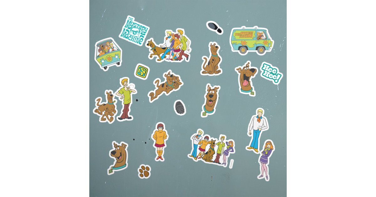 Scooby Doo Sticker Set Zazzle